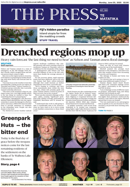 The Press Newspaper | South Island News, Politics & Business NZ